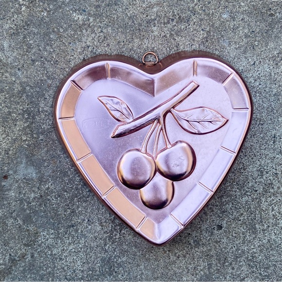 Vintage | Wall Decor | Vintage Cherry Copper Jello Mold Wall Decor Home ...